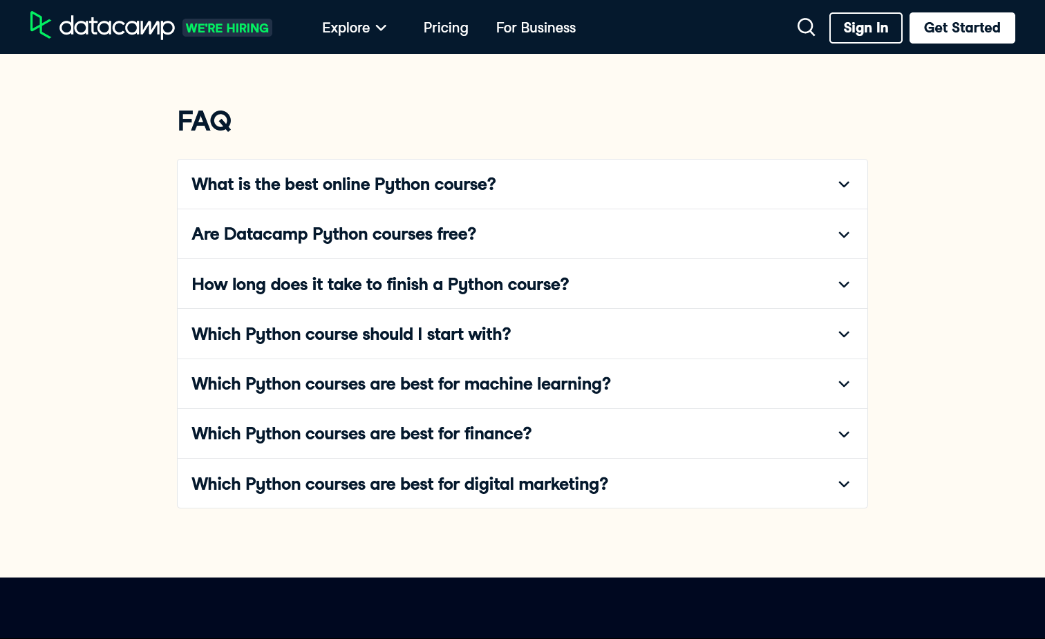 Datacamp Faq Helpie Wp